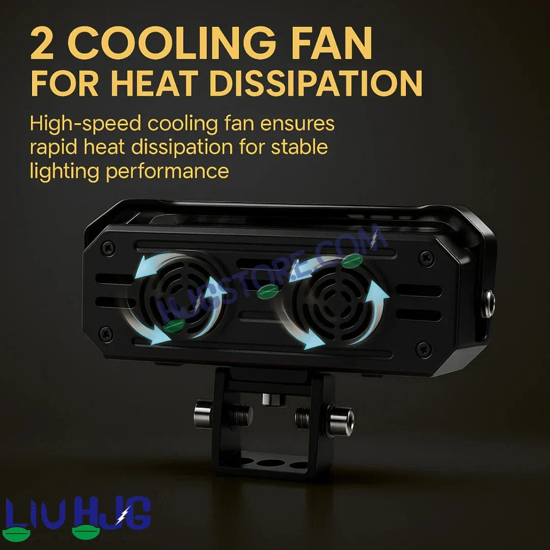 HJG New 240W Future Eyes Ring DRL 3 LED Projector Foglight with Wiring ...