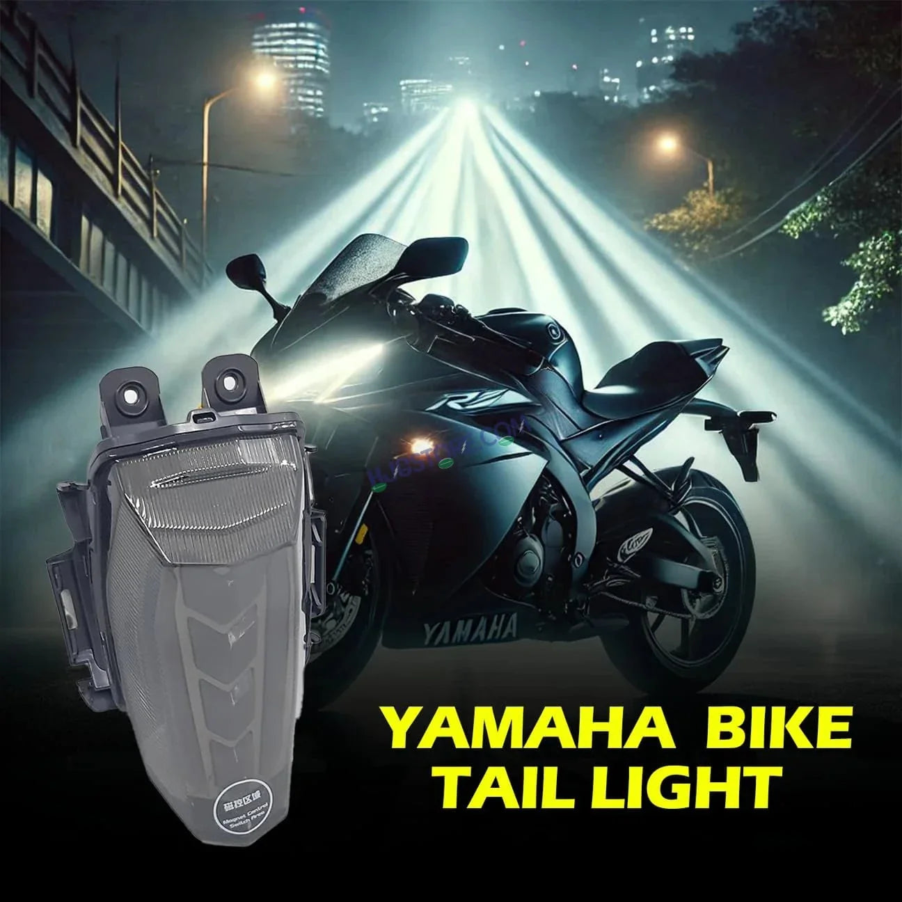 HJG R15 Tail Light Assembly Arrow Multicolor Bike Tail Light Brake Lig ...