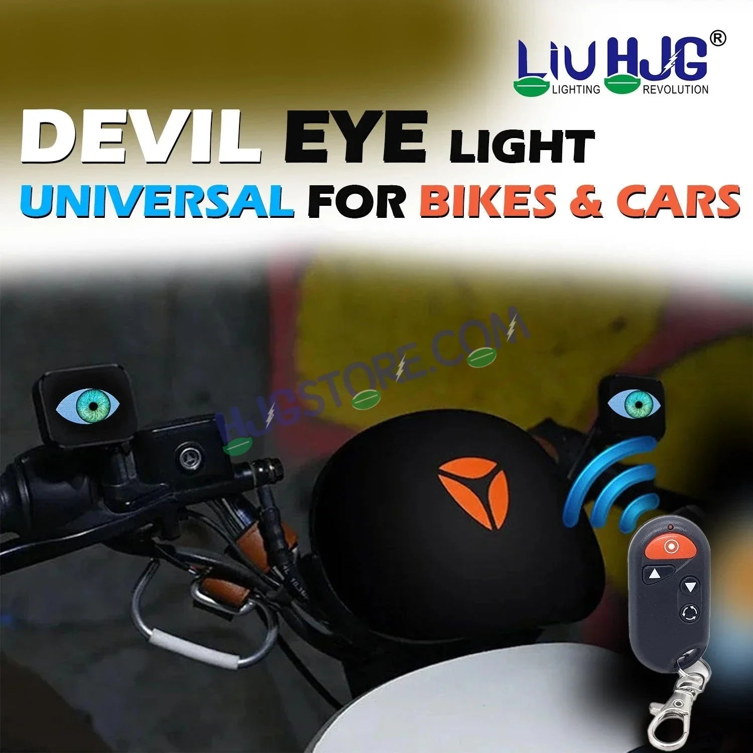 HJG New Eye Light Remote Control Animated Eye with Multiple Modes Remo ...