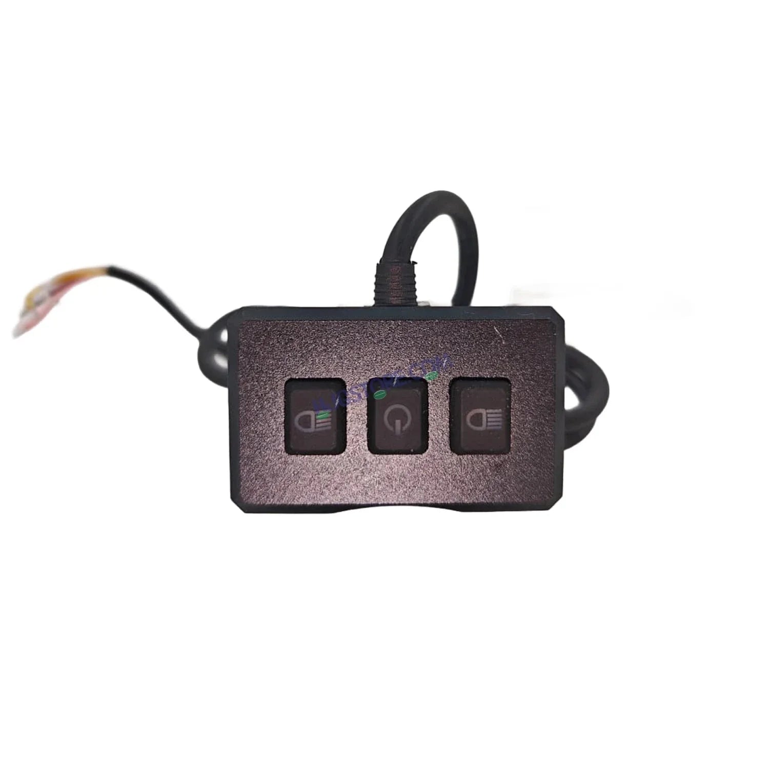 HJG Remote Switch 3 Way Universal 12V Handlebar Mirror Mount Car Mount ...