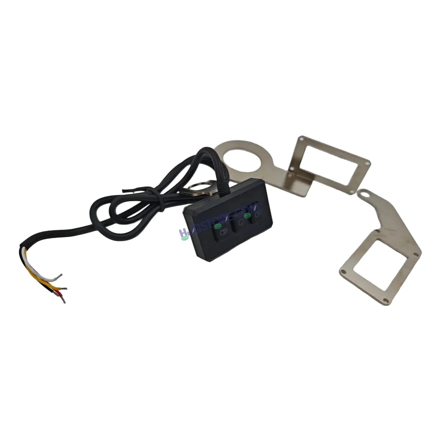 HJG Remote Switch 3 Way Universal 12V Handlebar Mirror Mount Car Mount ...