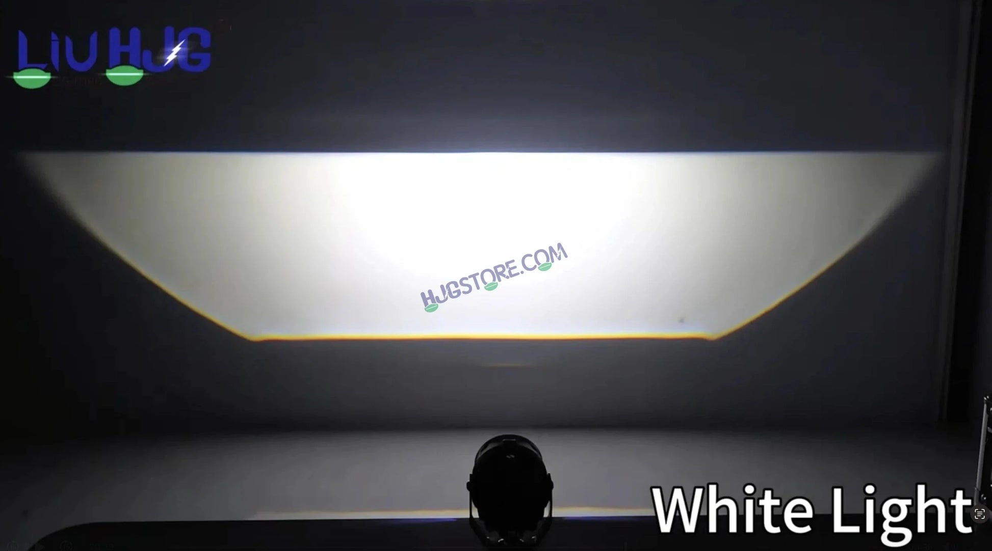 HJG Terminator 1 Projector Foglight 100W with Laser Spot and Wide Spre ...