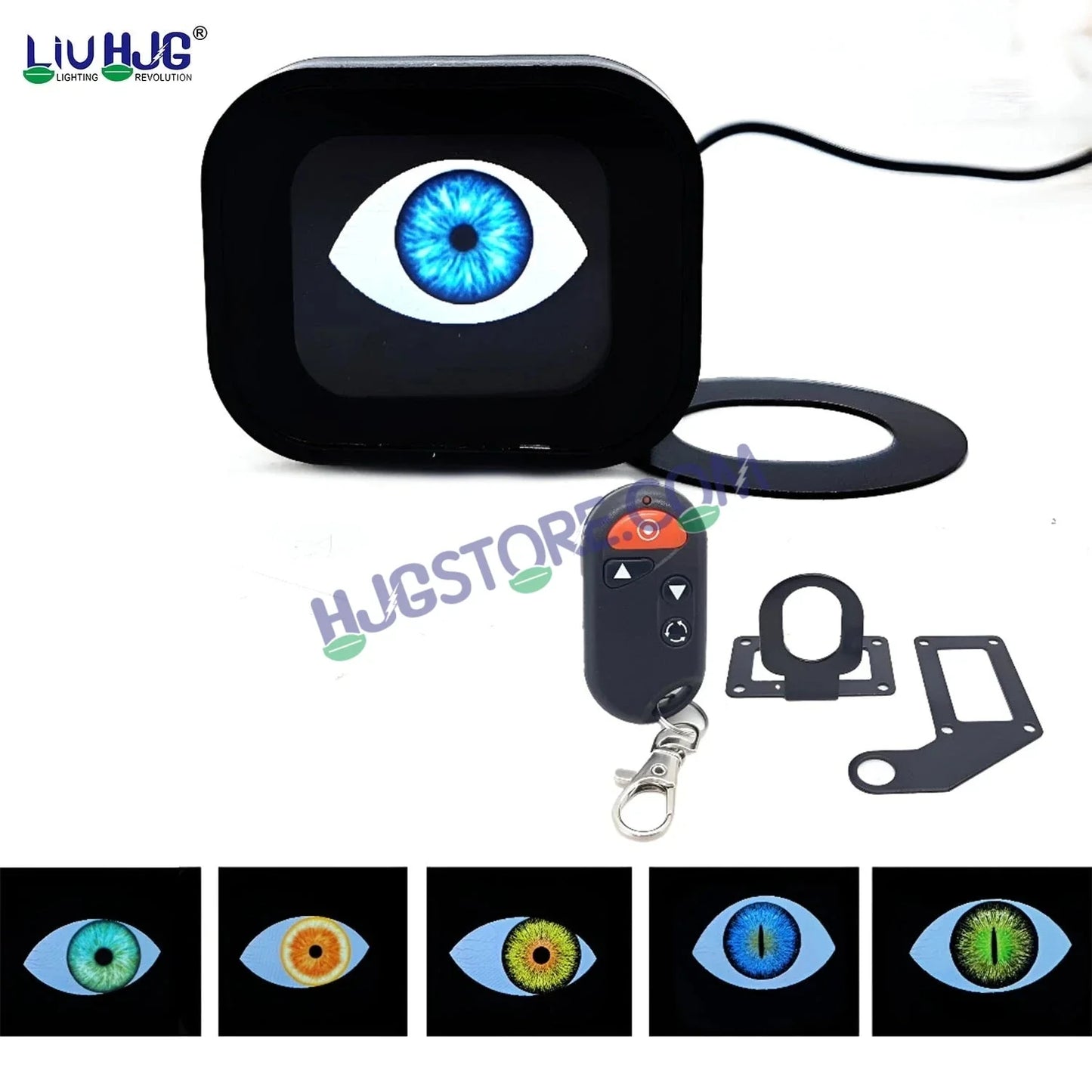 HJG New Eye Light Remote Control Animated Eye with Multiple Modes Remo ...