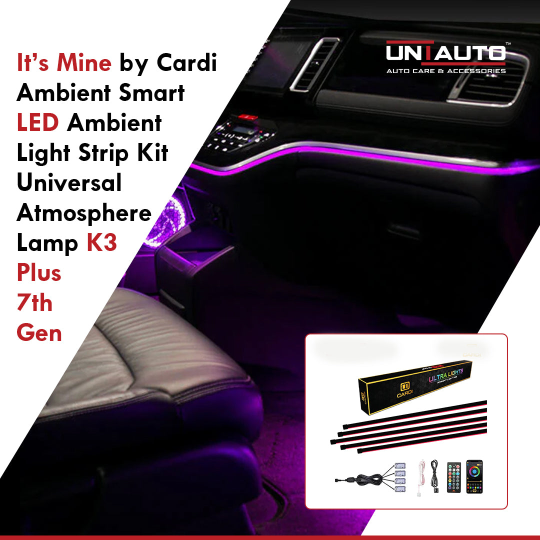 Uniauto ItsMine by Cardi | K3 Plus 7th Gen, 14-in-1 | Ambient Smart LE ...