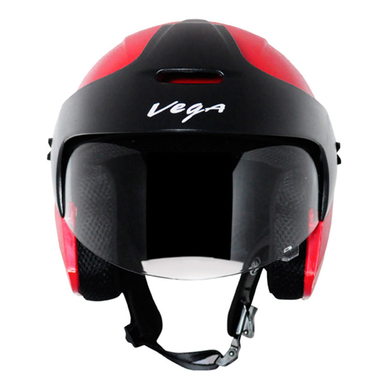Vega Ridge With Peak Red Helmet | Shop Helmets at BIKERSTORE.IN ...